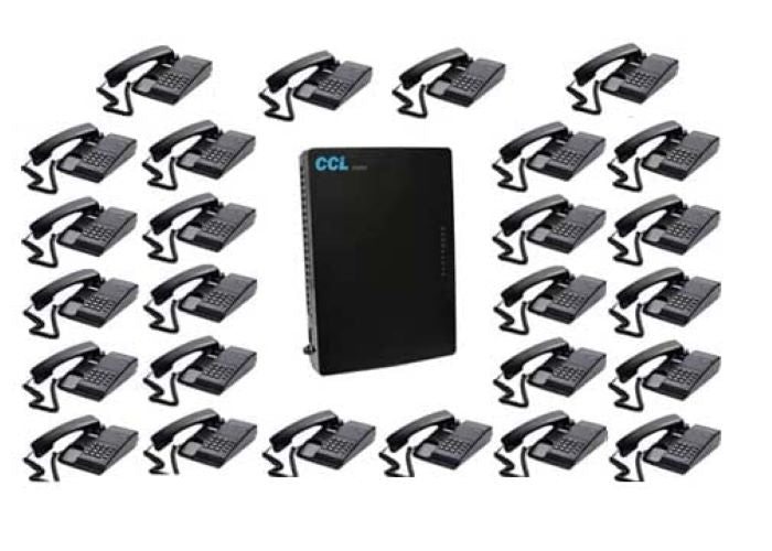 Combo-CN278 CCL 26 Lines PAX Intercom with 26 Pcs Beetel C11 for Inter ...
