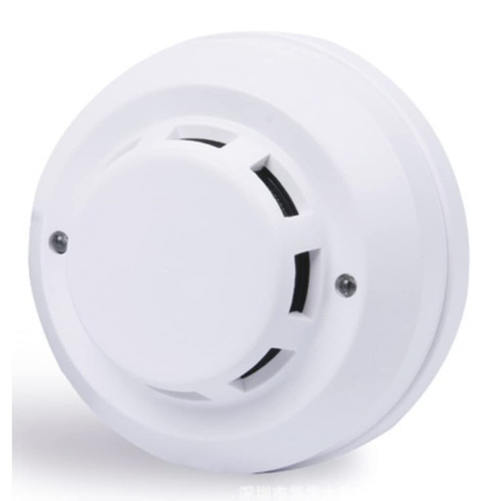 Combo-CN47 12v Wired Smoke Detector with 12v Siren Remote Kit & Power ...