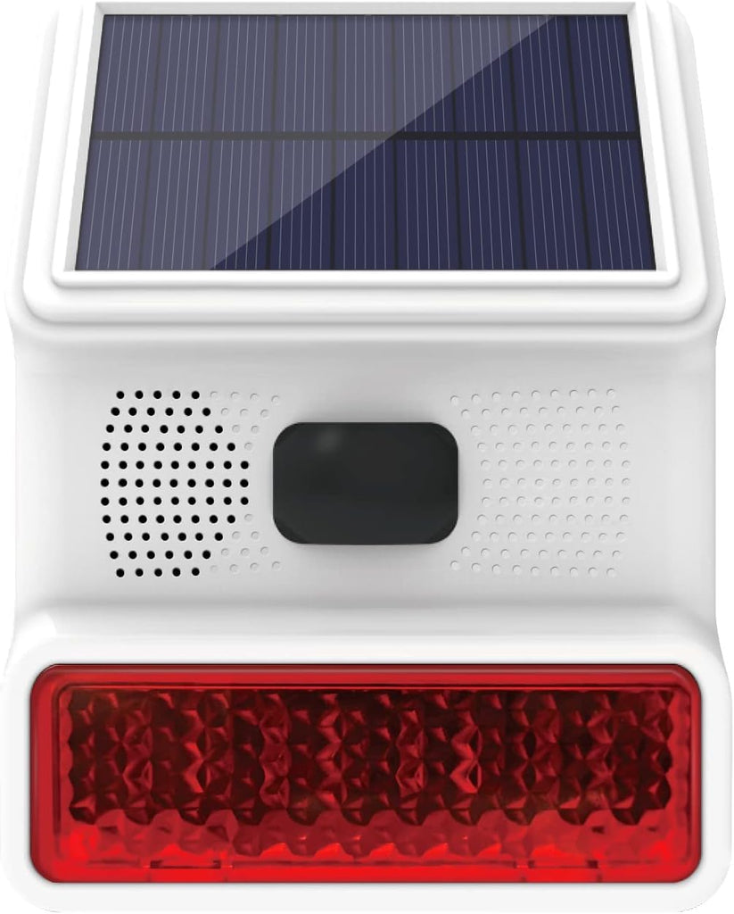 SRSOL-43 Wireless Solar Alarm Siren, 433MHz Wireless Outdoor Siren, So ...