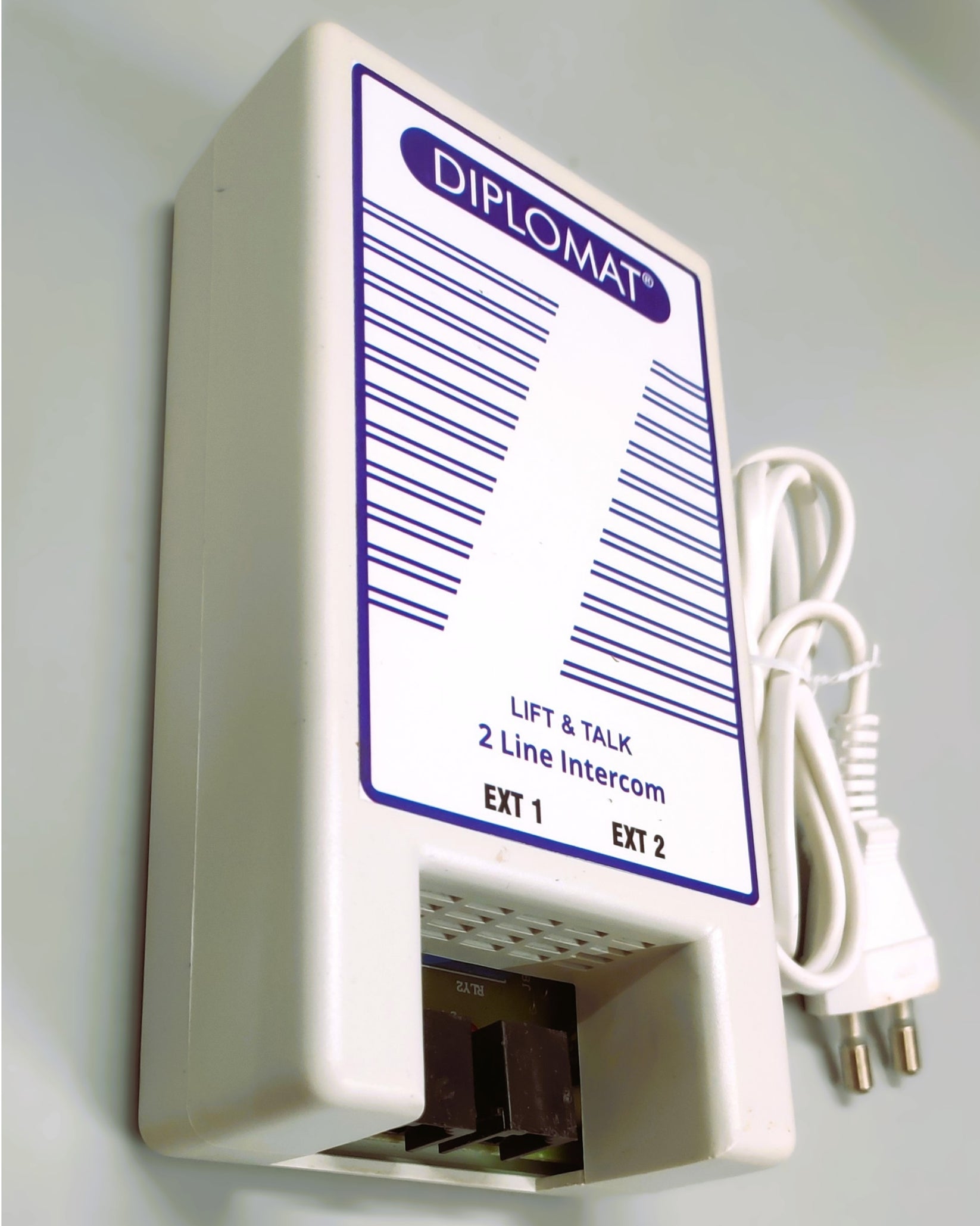 2 LINES Lift & Talk Intercom System with EPABX and 2 Landline Phones ...