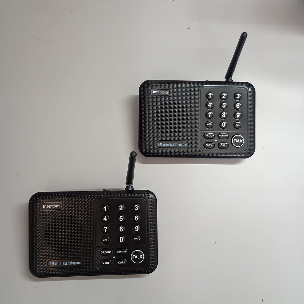 5280 Feet Range FM Wireless Home Intercom System for House Business Of ...