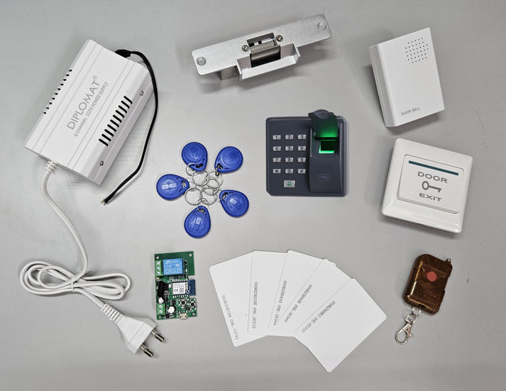Biometric Access Control + Strike Lock with Wi-Fi Receiver – Navkar Systems