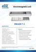 EM-602 ESSL Electromagnetic Lock (EM Lock) 600 LBS – Navkar Systems
