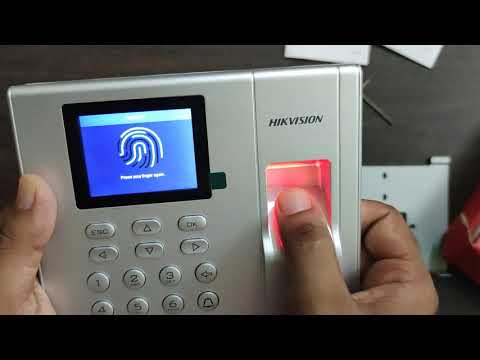 HIKVISION K1T8003 Fingerprint Time Attendance Machine – Navkar Systems