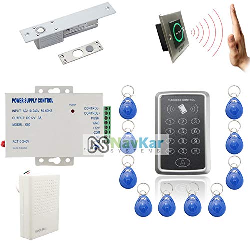 NAVKAR SYSTEMS RF PIN Access Control, Strike Lock Fail Safe, 12V Door ...